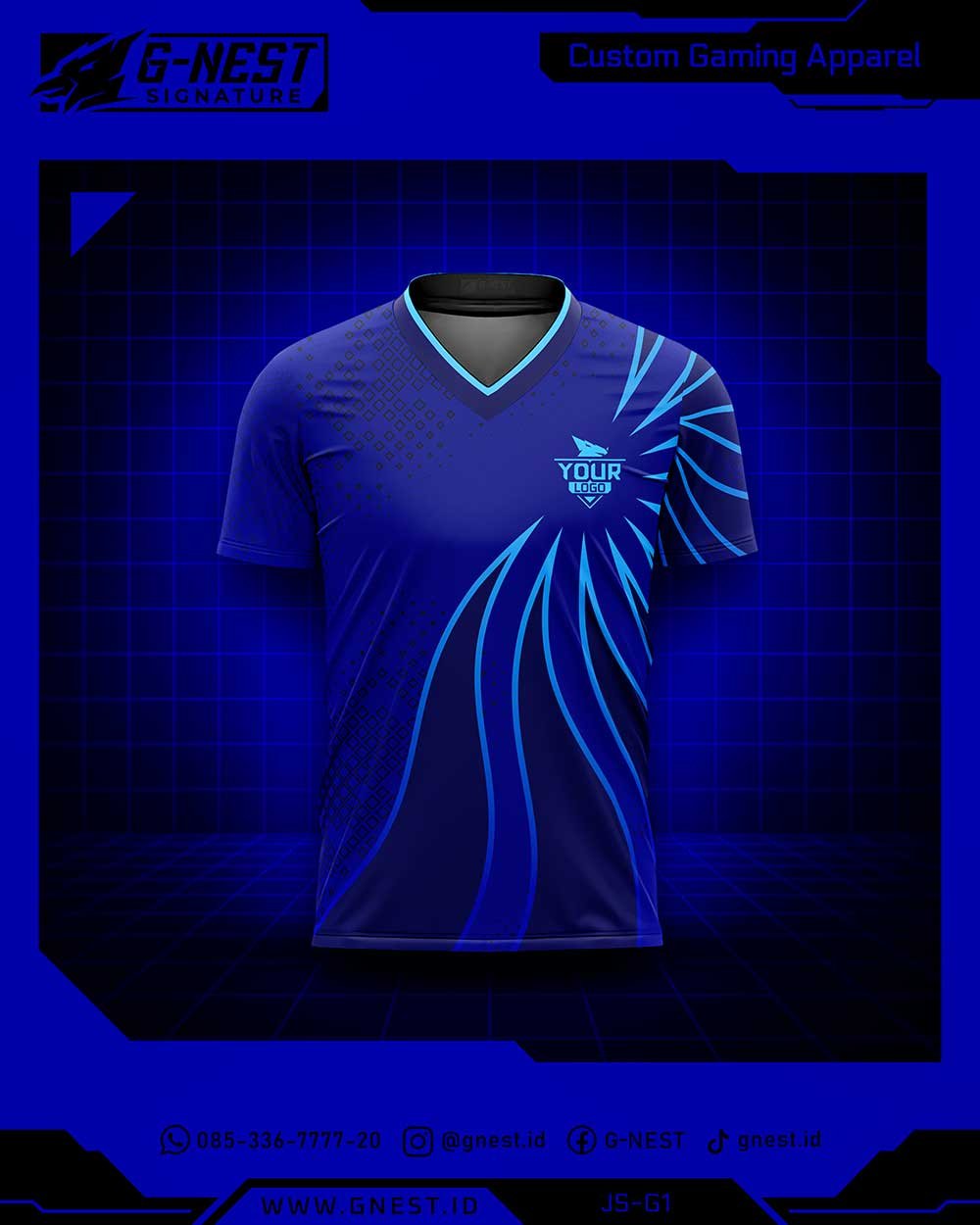 Jersey Esport, Gaming, Jaket, Kaos Custom · G-NEST Signature