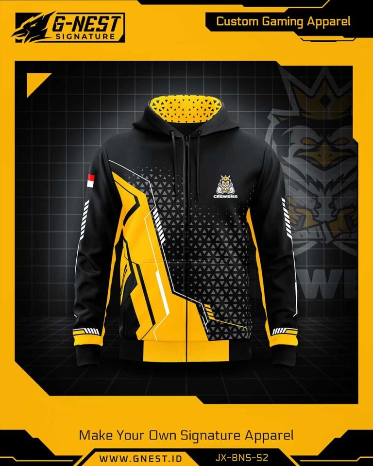 Jersey Esport, Gaming, Jaket, Kaos Custom · G-NEST Signature