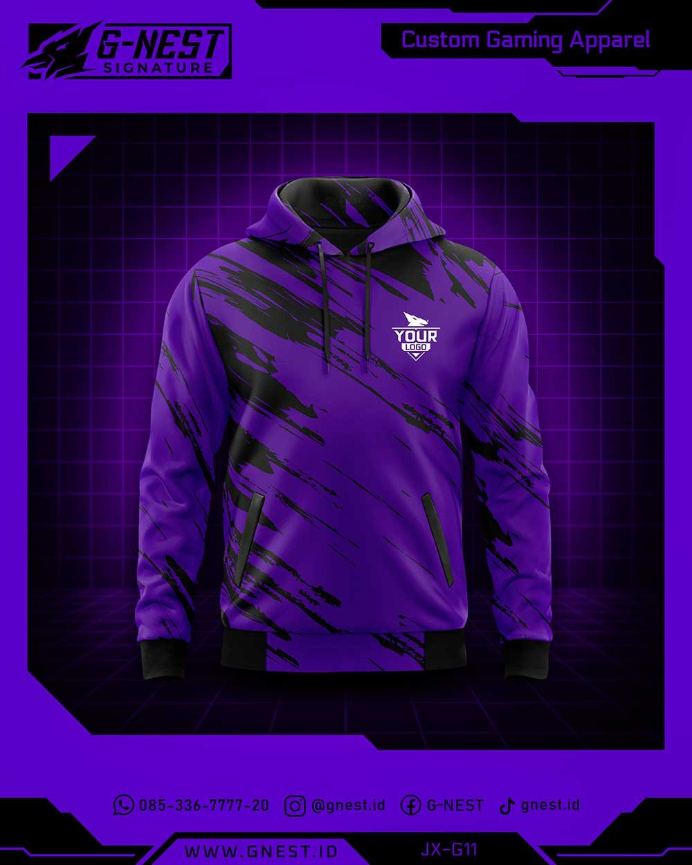 Jersey Esport, Gaming, Jaket, Kaos Custom · G-NEST Signature