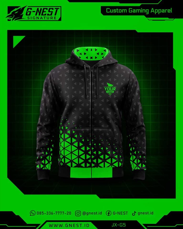 Jersey Esport, Gaming, Jaket, Kaos Custom · G-NEST Signature