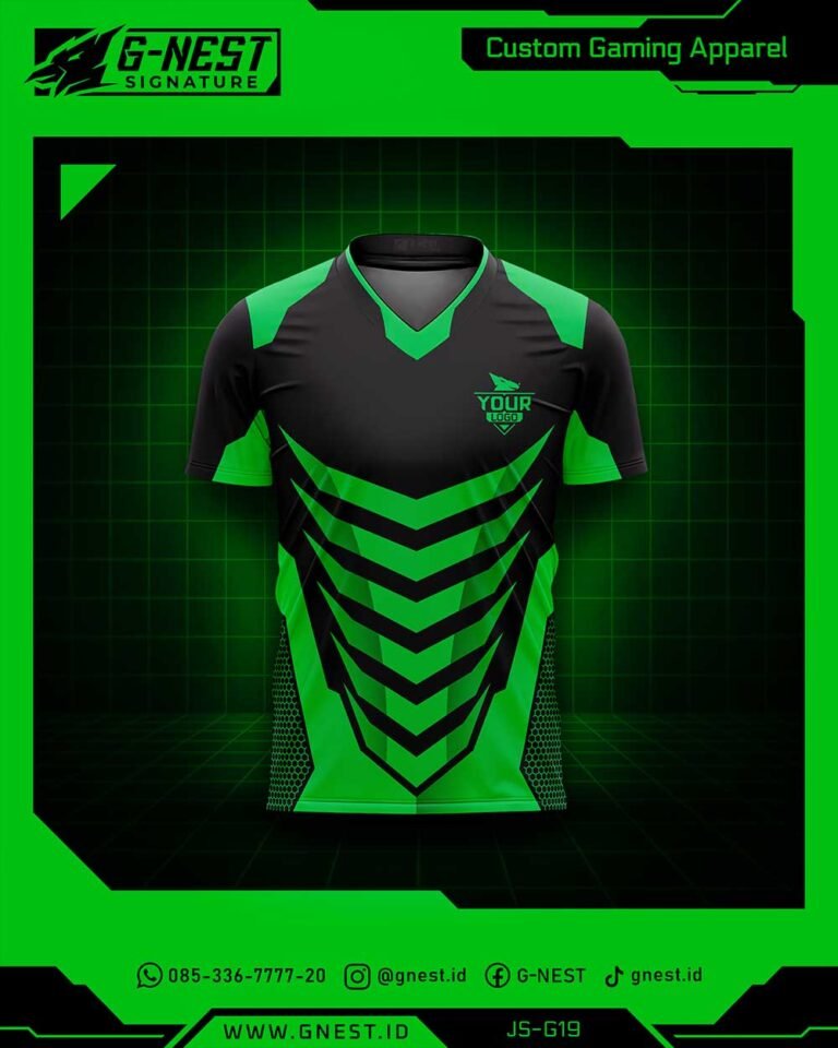 Jersey Esport, Gaming, Jaket, Kaos Custom · G-NEST Signature
