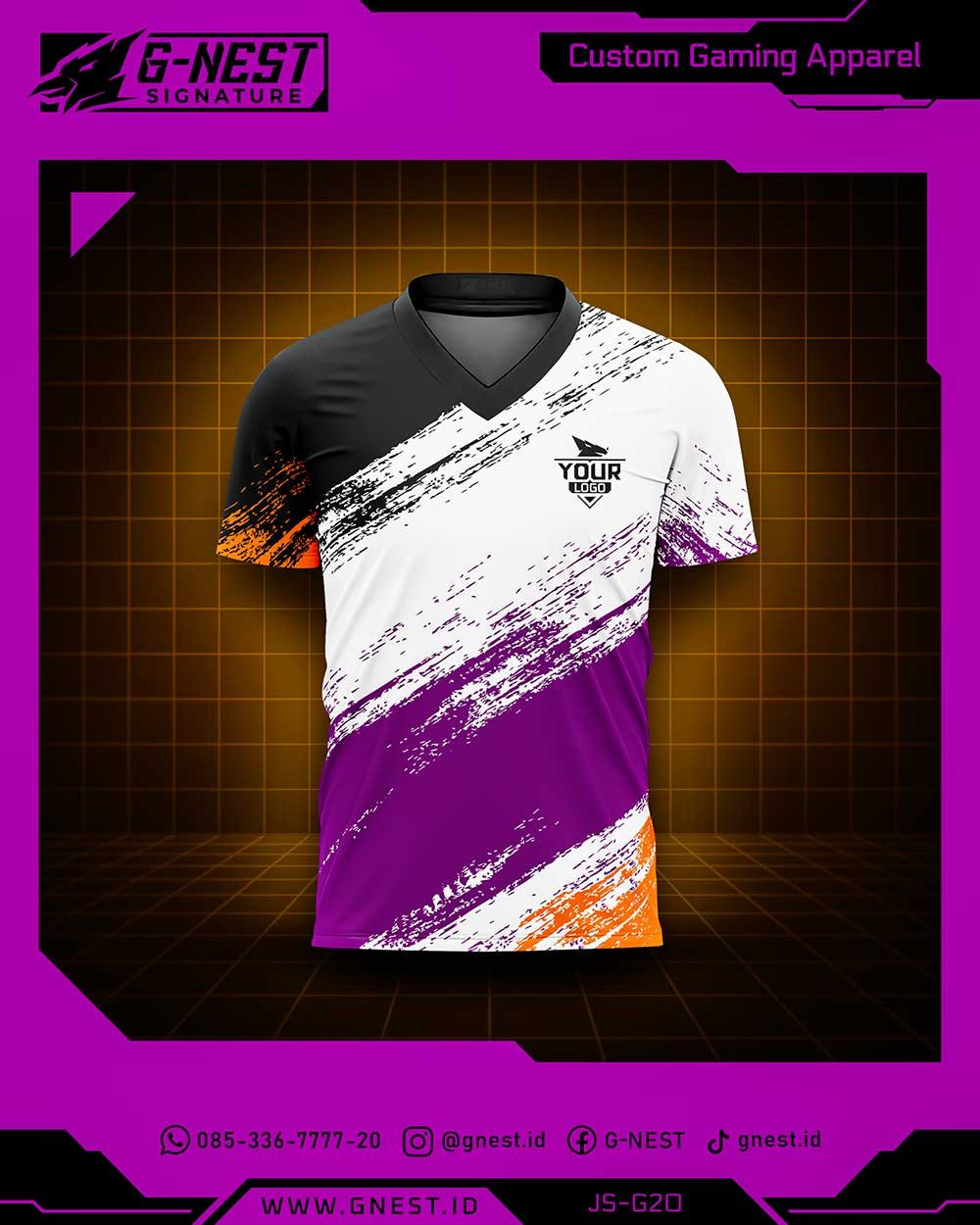 Bikin Jersey Esport / Gaming G20 · Premium Murah · G-NEST Signature