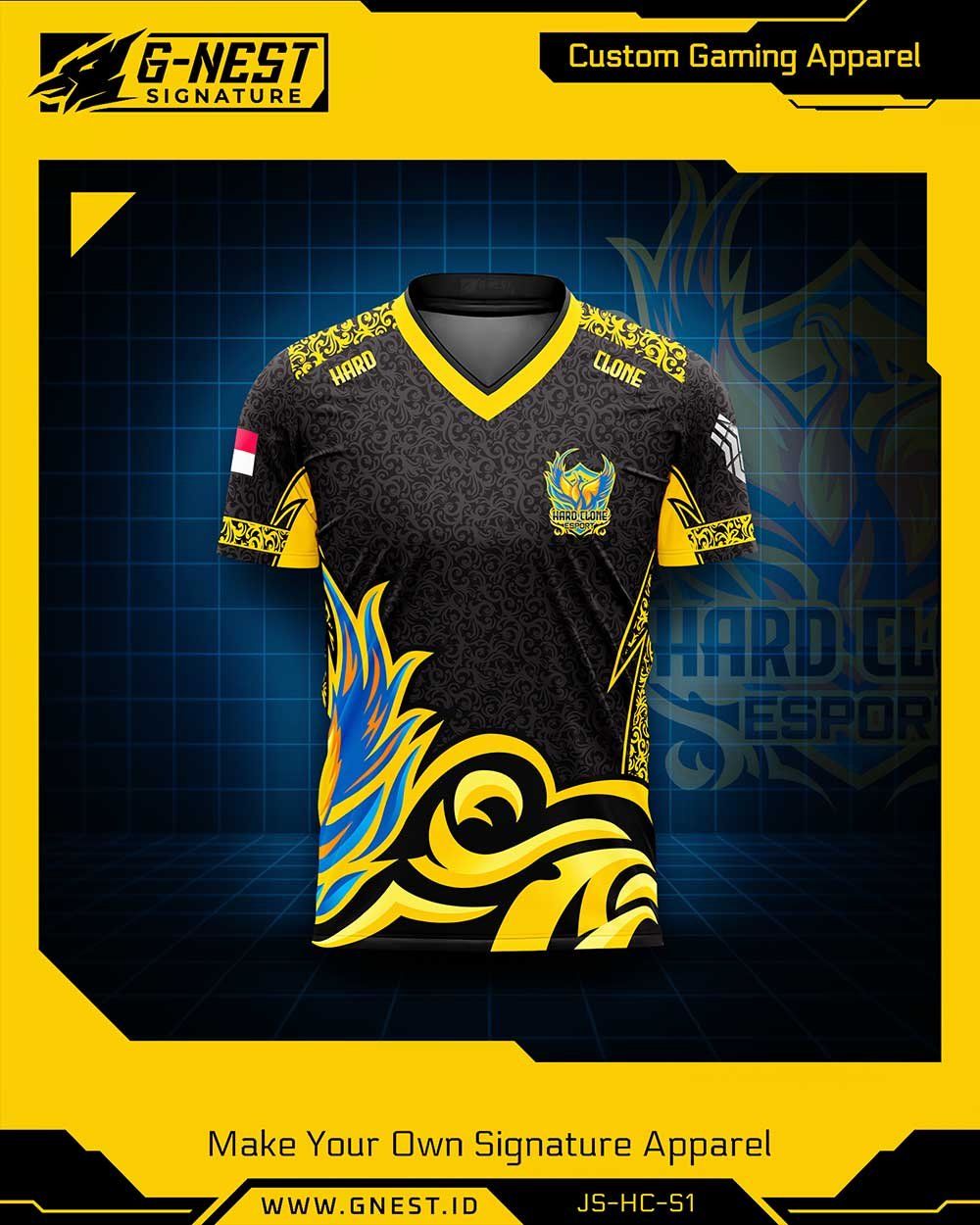 Jersey HARD CLONE ESPORT S1 · G-NEST Signature
