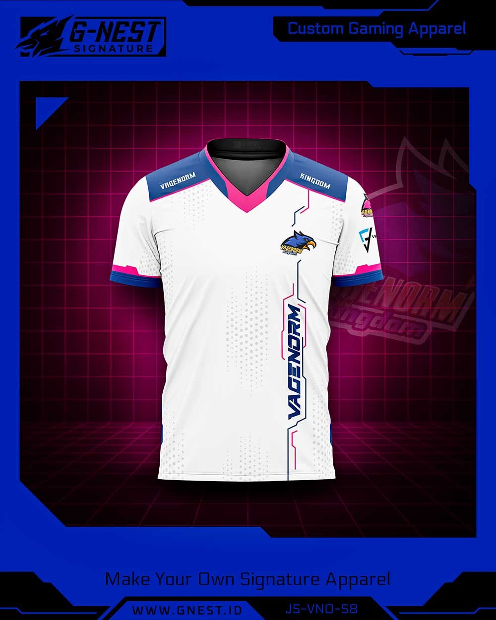 Katalog Desain Jersey Esport, Jaket Gaming · G-NEST Signature