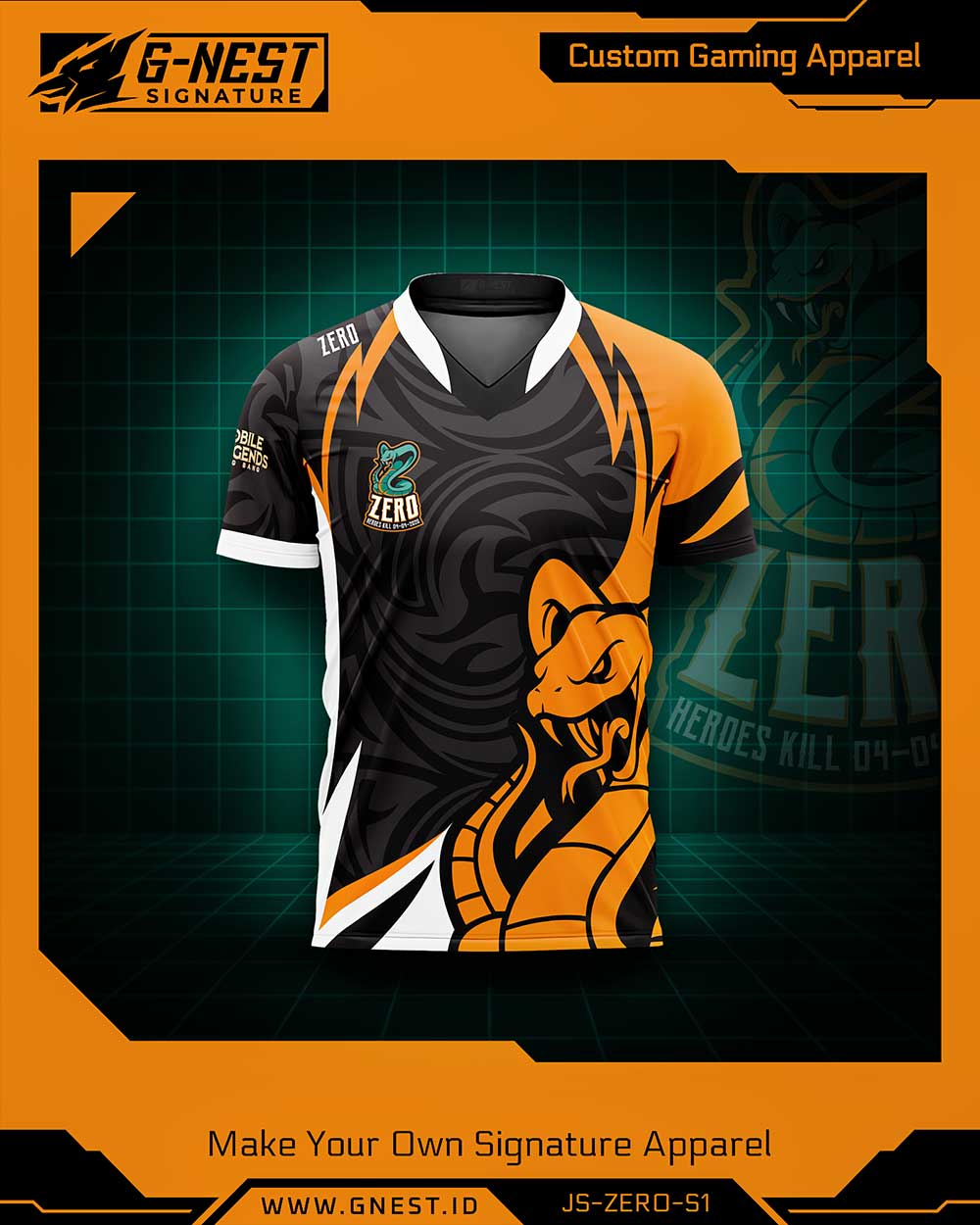 Jersey ZERO HEROES KILL S1 · G-NEST Signature