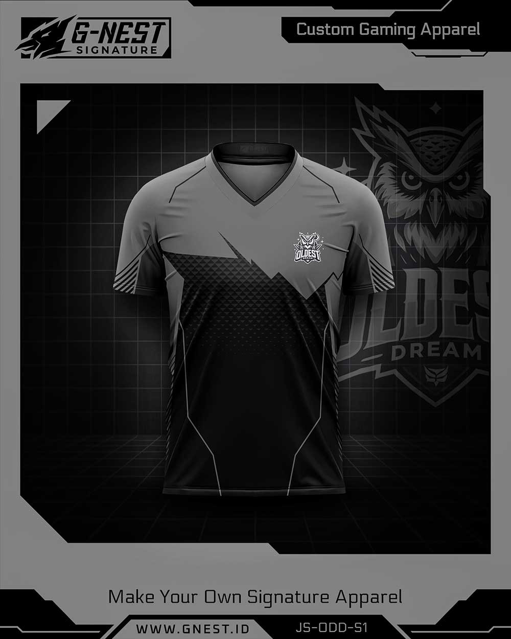 Katalog Desain Jersey Esport, Jaket Gaming · G-NEST Signature