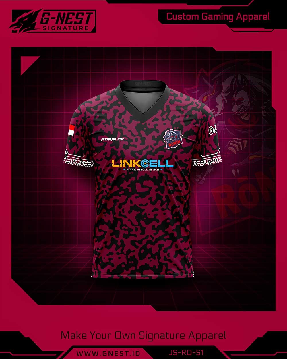Katalog Desain Jersey Esport, Jaket Gaming · G-NEST Signature