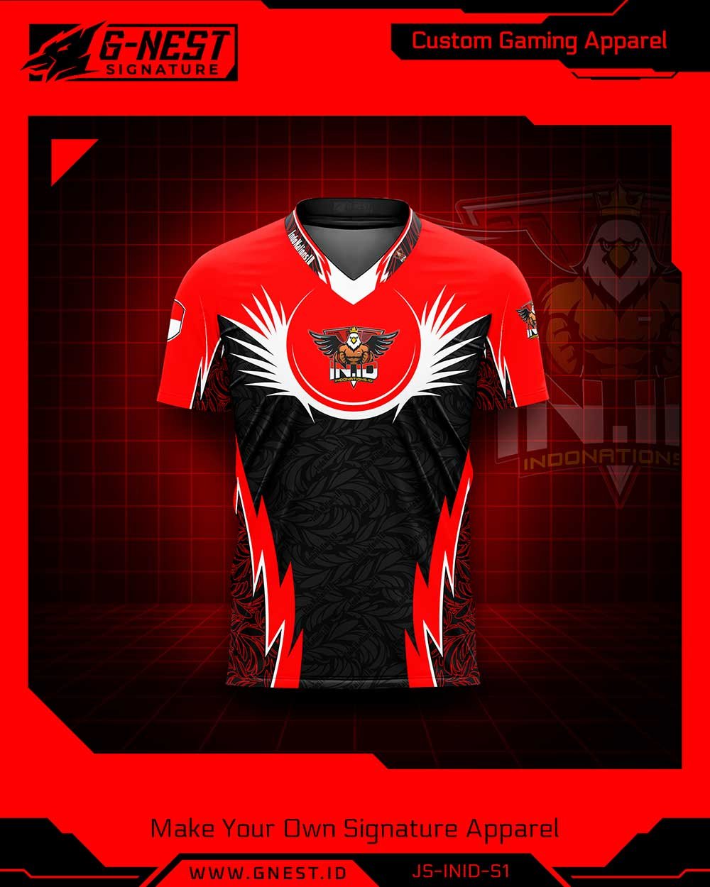 Katalog Desain Jersey Esport, Jaket Gaming · G-NEST Signature