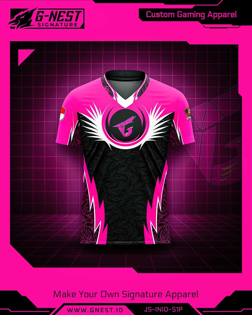 Katalog Desain Jersey Esport, Jaket Gaming · G-NEST Signature